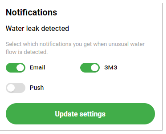 How do I switch on leak notifications? – Water app help